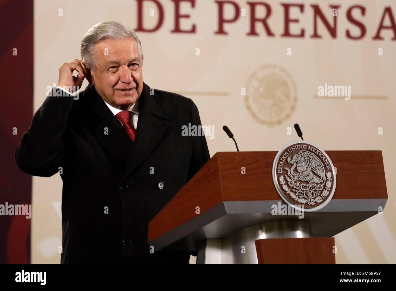 Non Exclusive: January 2, 2023, Mexico City, Mexico: Mexican President ...