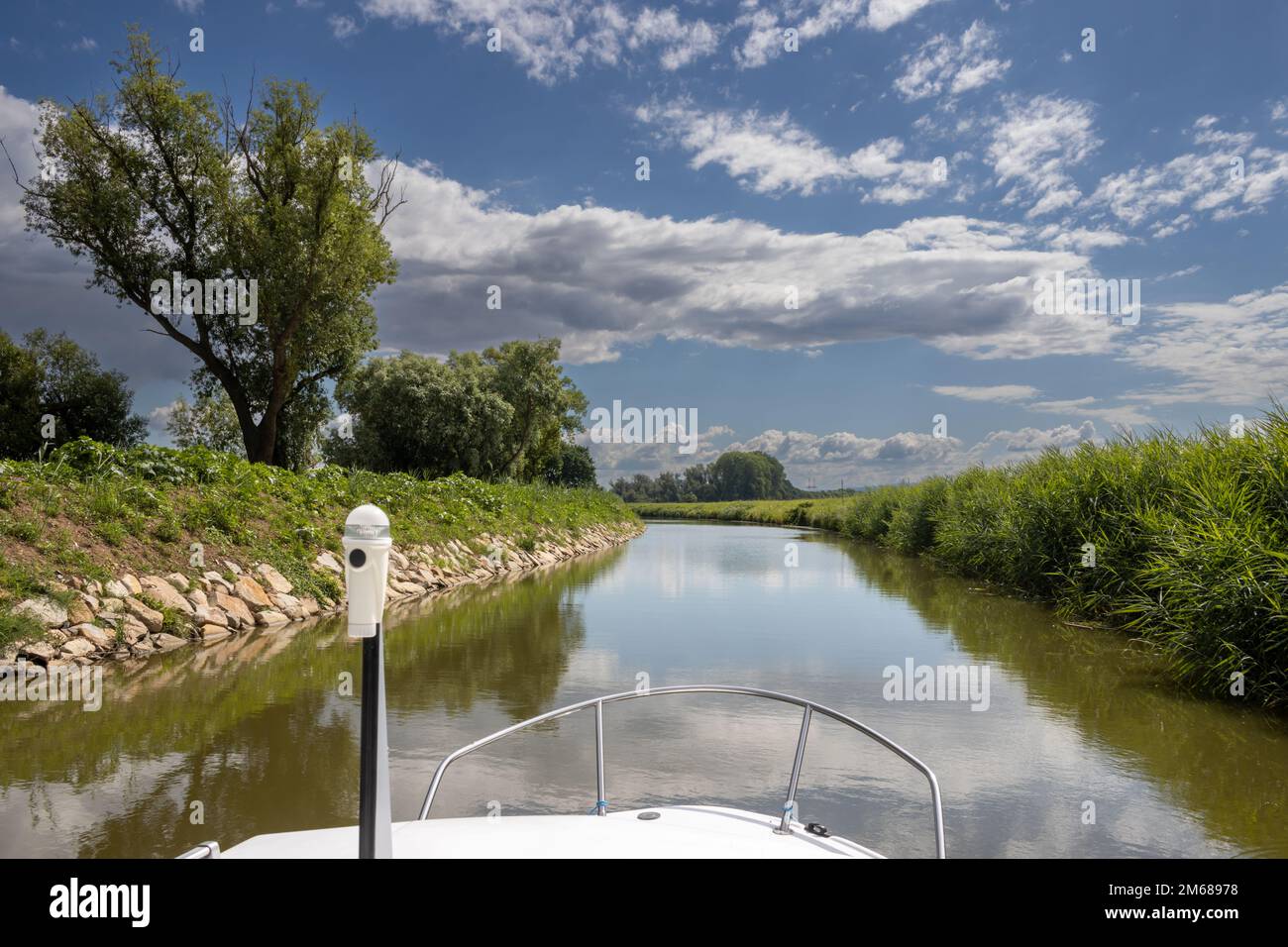 Canal built between Morava part of Czech and Slovakia by Bata ...