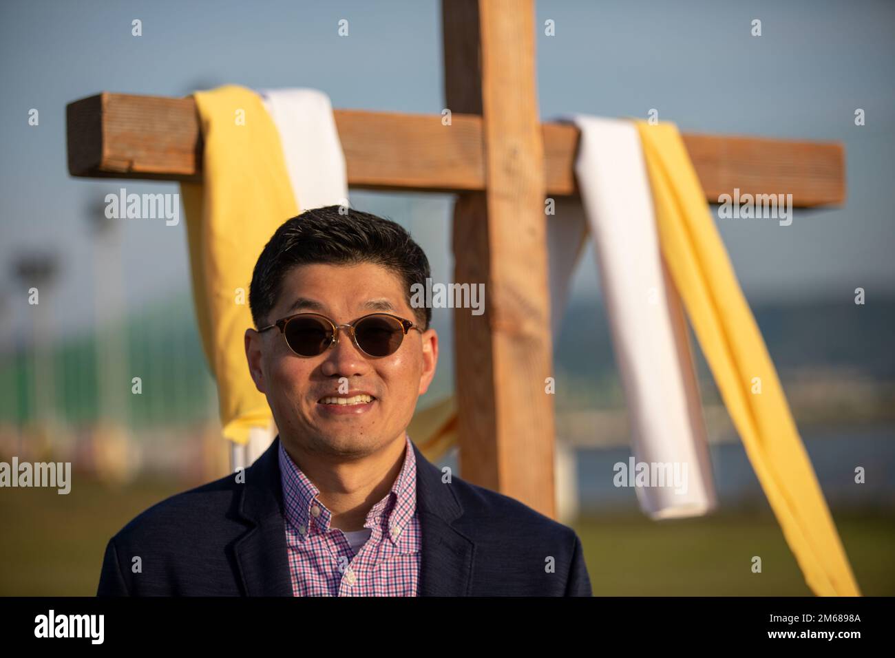 U.S. Navy LCDR Junsub Um, Deputy Chaplain at Marine Corps Air Station ...
