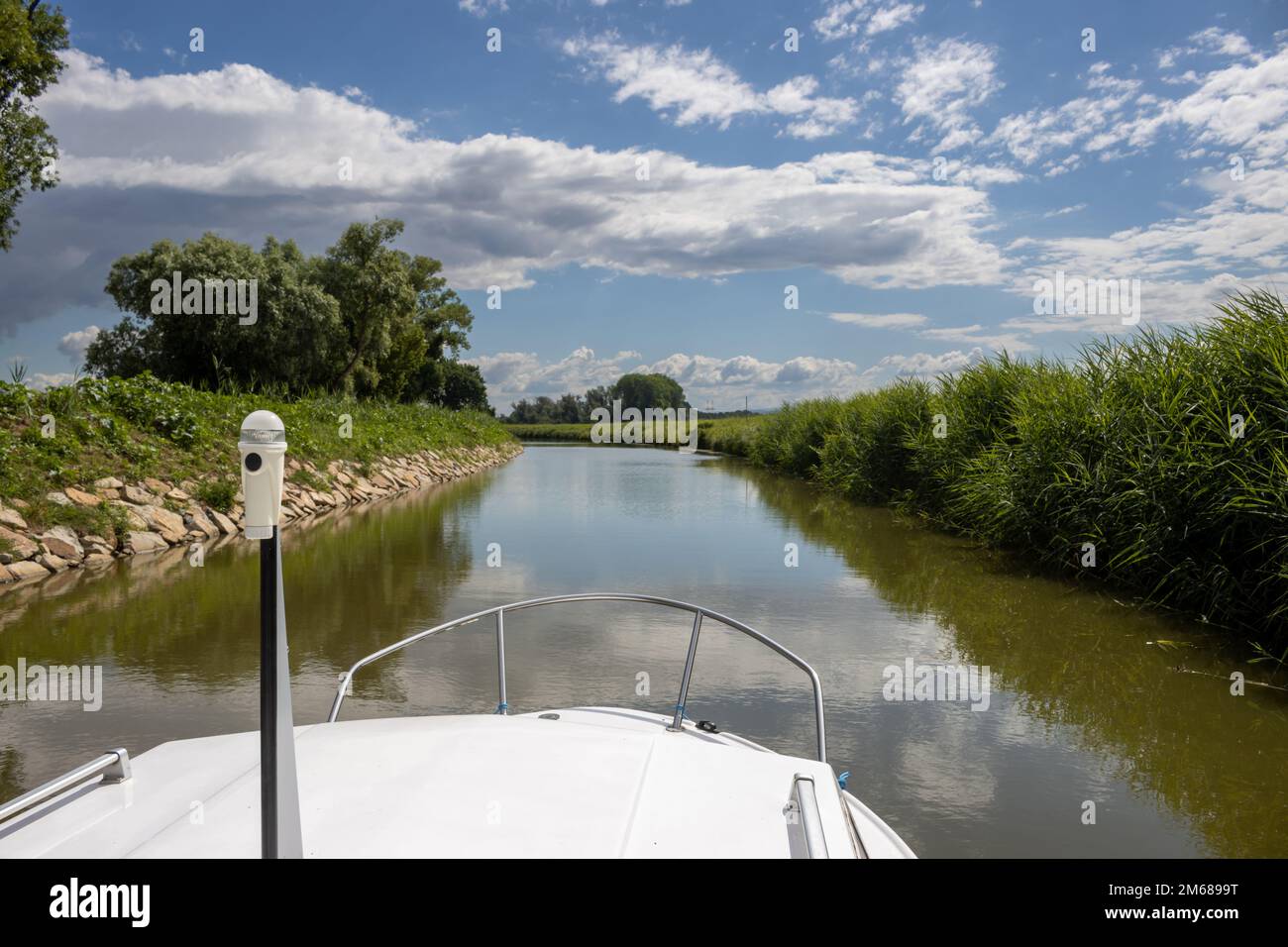 Canal built between Morava part of Czech and Slovakia by Bata ...