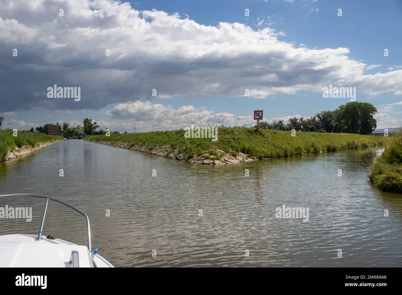 Canal built between Morava part of Czech and Slovakia by Bata ...