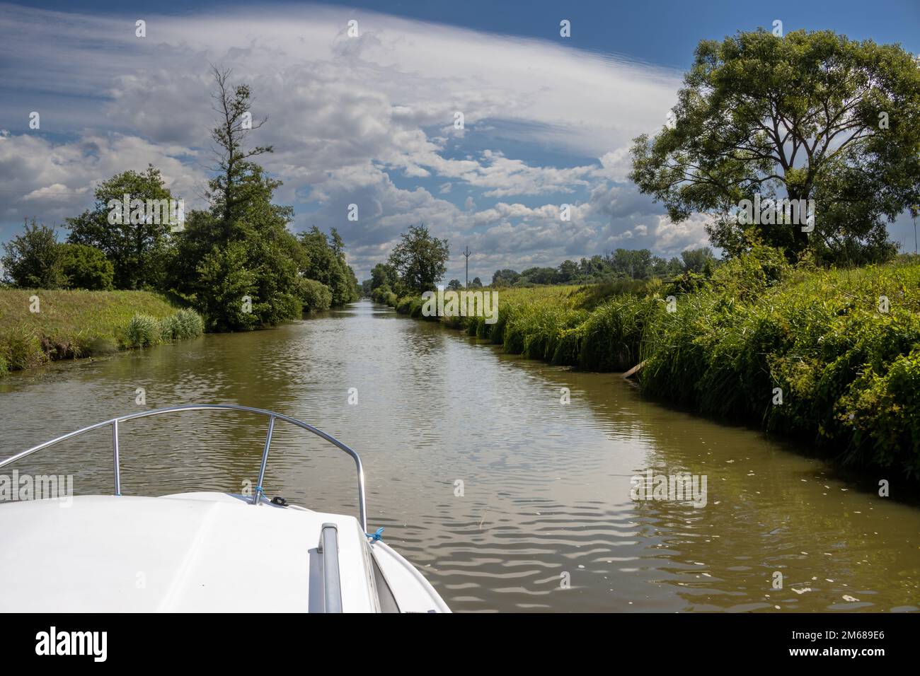 Canal built between Morava part of Czech and Slovakia by Bata ...
