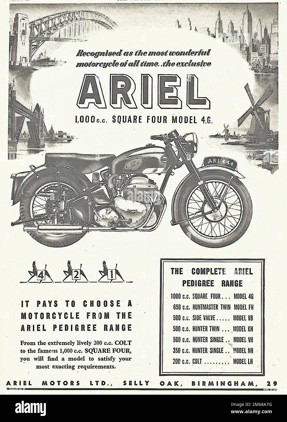 ARIEL 'The most wonderful motorcycle of all time' - Vintage Motorcycle ...