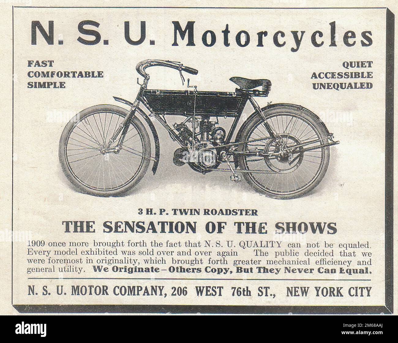 Nsu motorcycle hi-res stock photography and images - Alamy