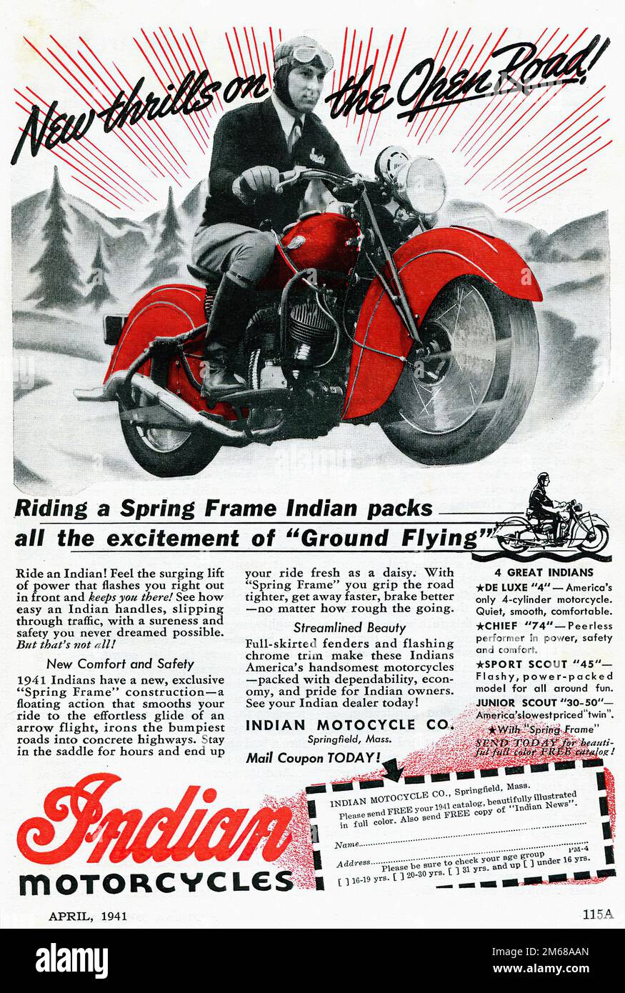 Vintage Indian Motorcycles Ads