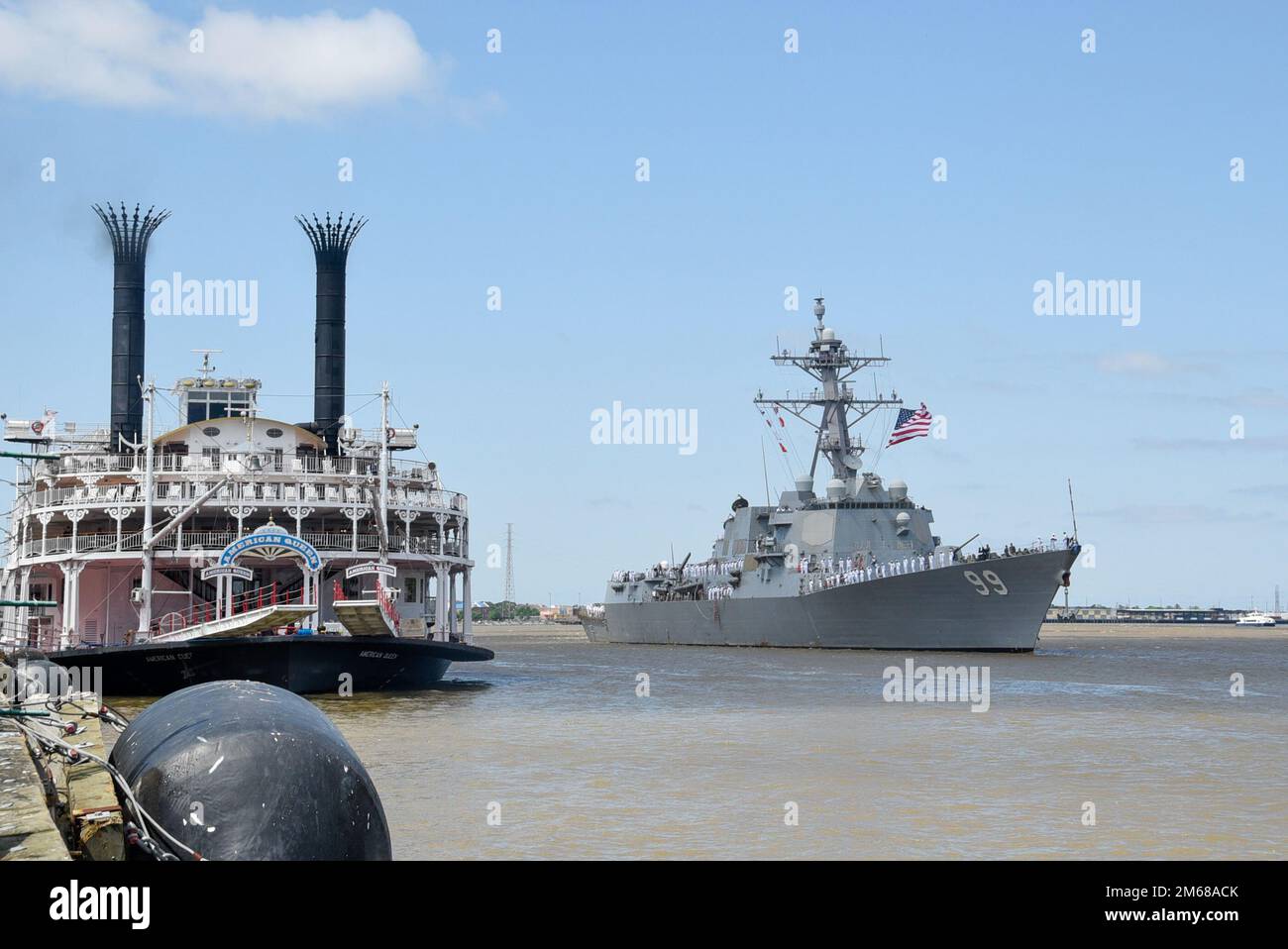 220418-N-LX838-1183 NEW ORLEANS (Apr. 18, 2022) The guided-missile ...