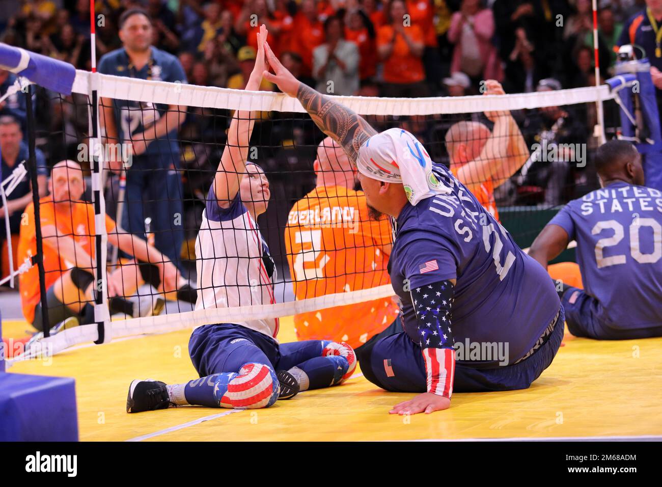 Retired U.S. Marine Corps Cpl. Tisha Knickerbocker and Retired U.S ...