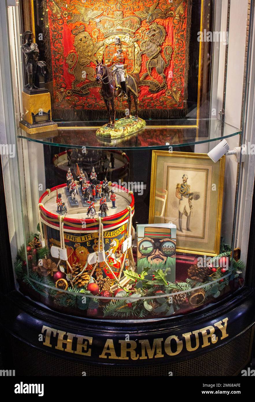 The Armoury of St James', a shop in Piccadilly Arcade, St James, London ...