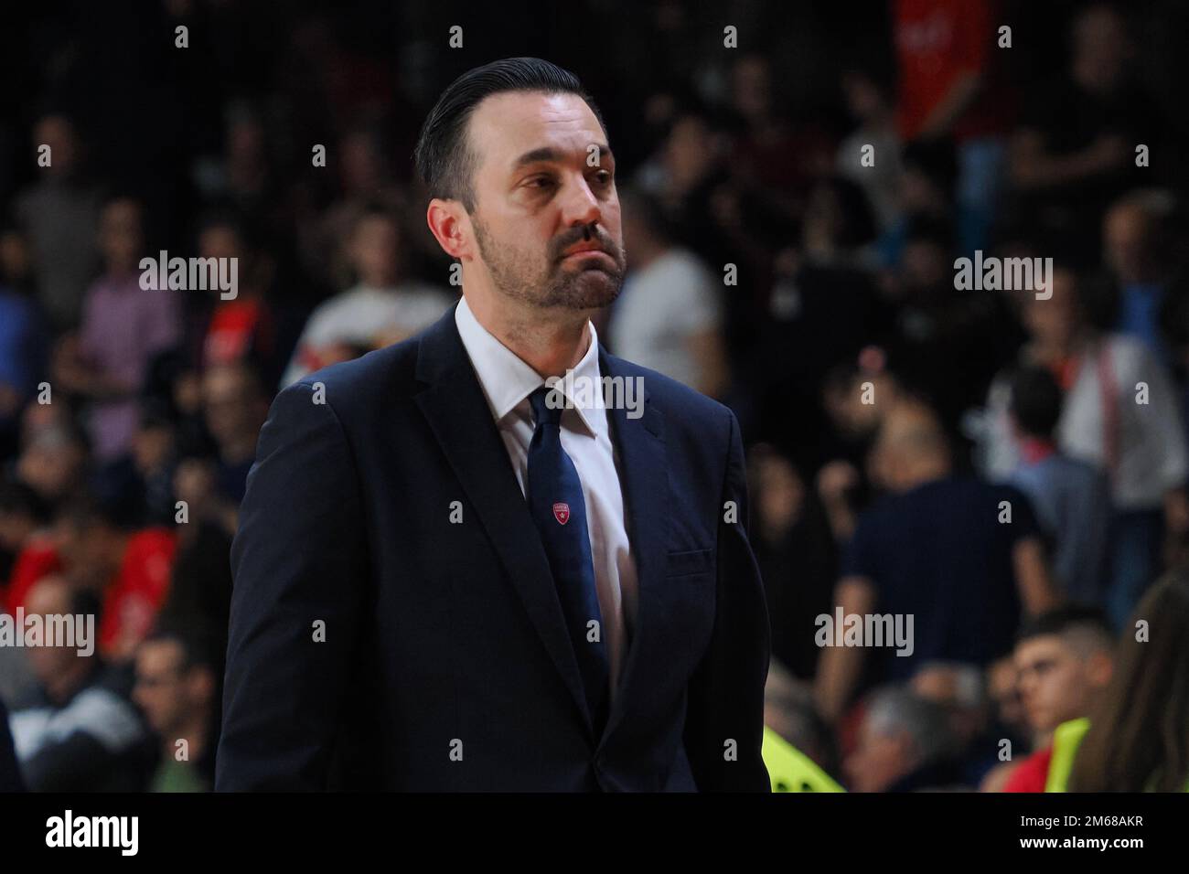 Matt Brase, head coach Openjobmetis Varese during the Italian ...