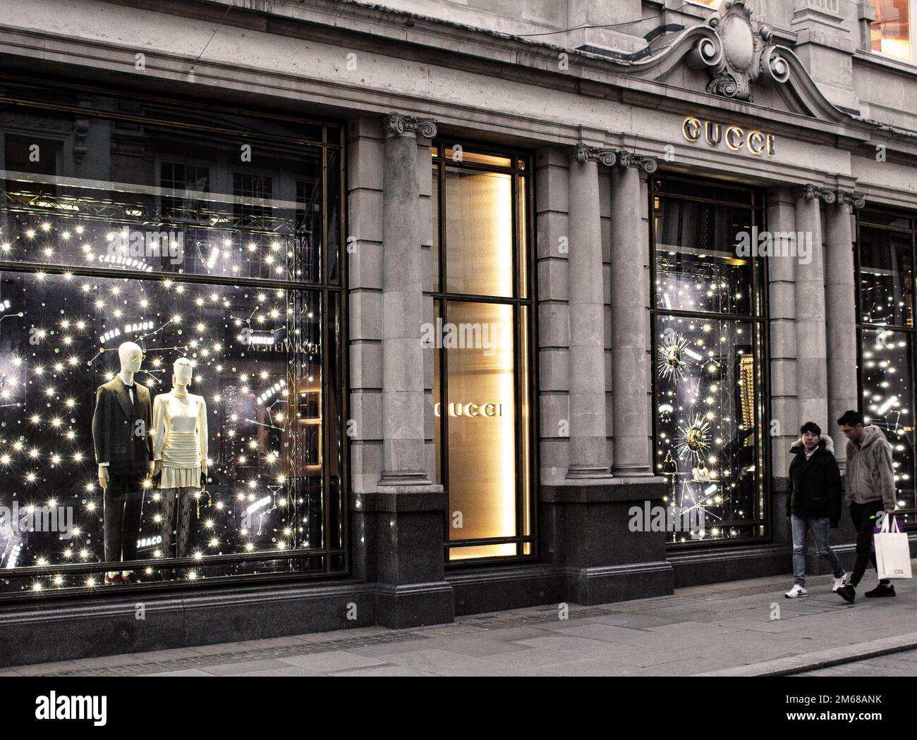 Gucci storefront/shop window/visual merchandising of Bond St store, and ...