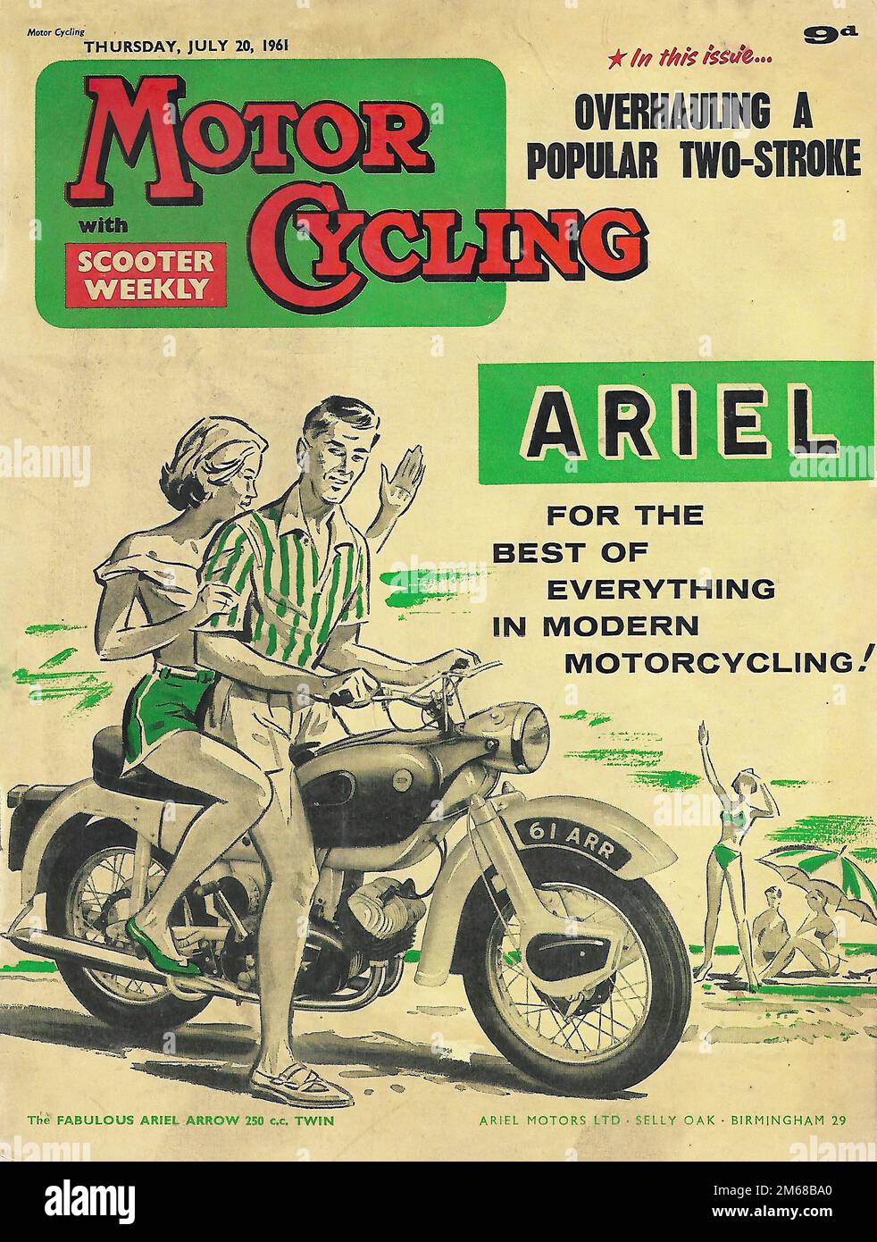 Ariel Arrow - Vintage Motorcycle Advertising The Motorcycle Magazine ...