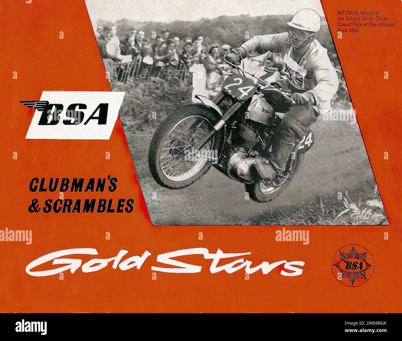 BSA Gold Star - Vintage Motorcycle Advertising Stock Photo - Alamy