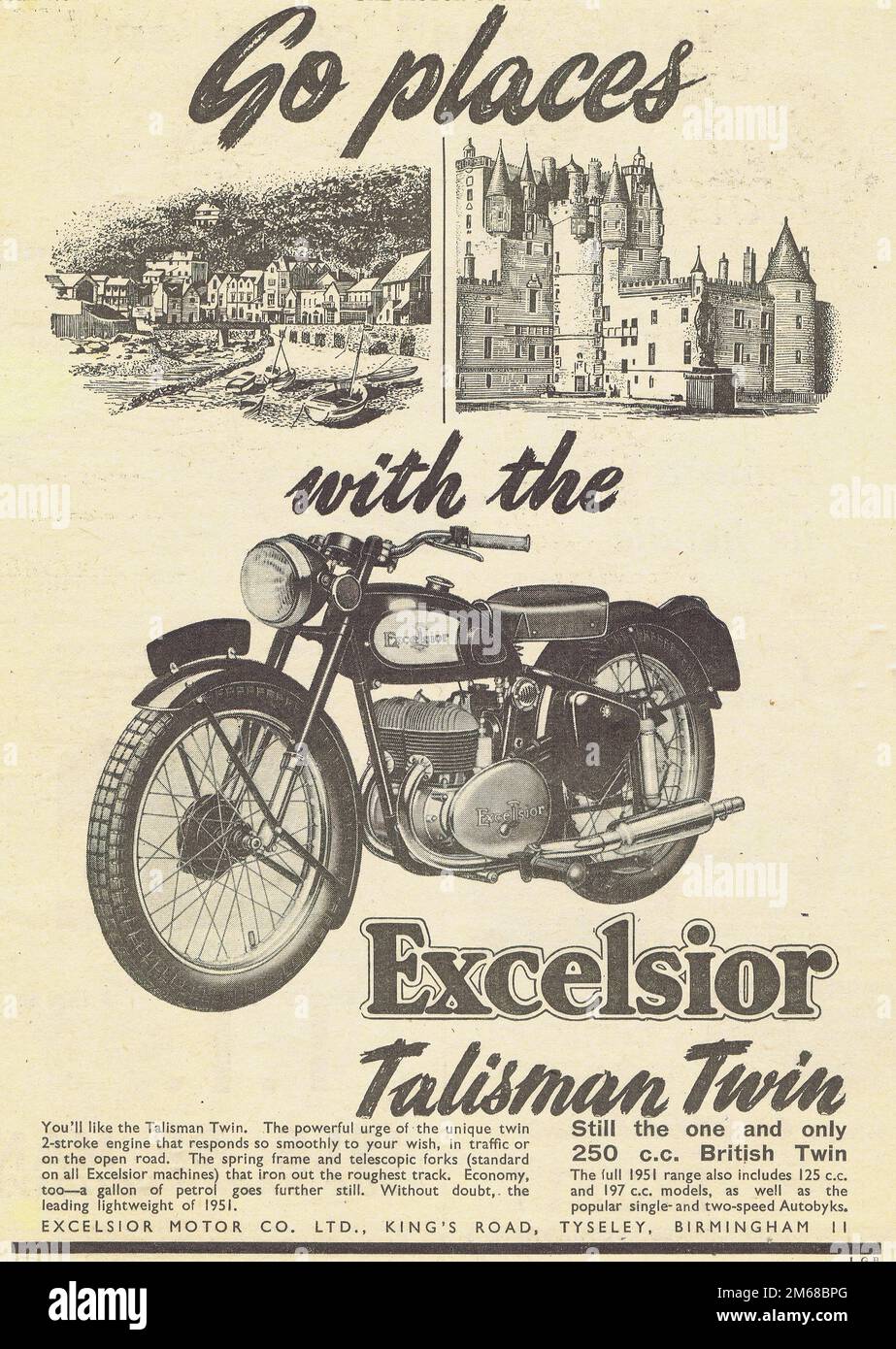 Excelsior motorcycle hi-res stock photography and images - Alamy