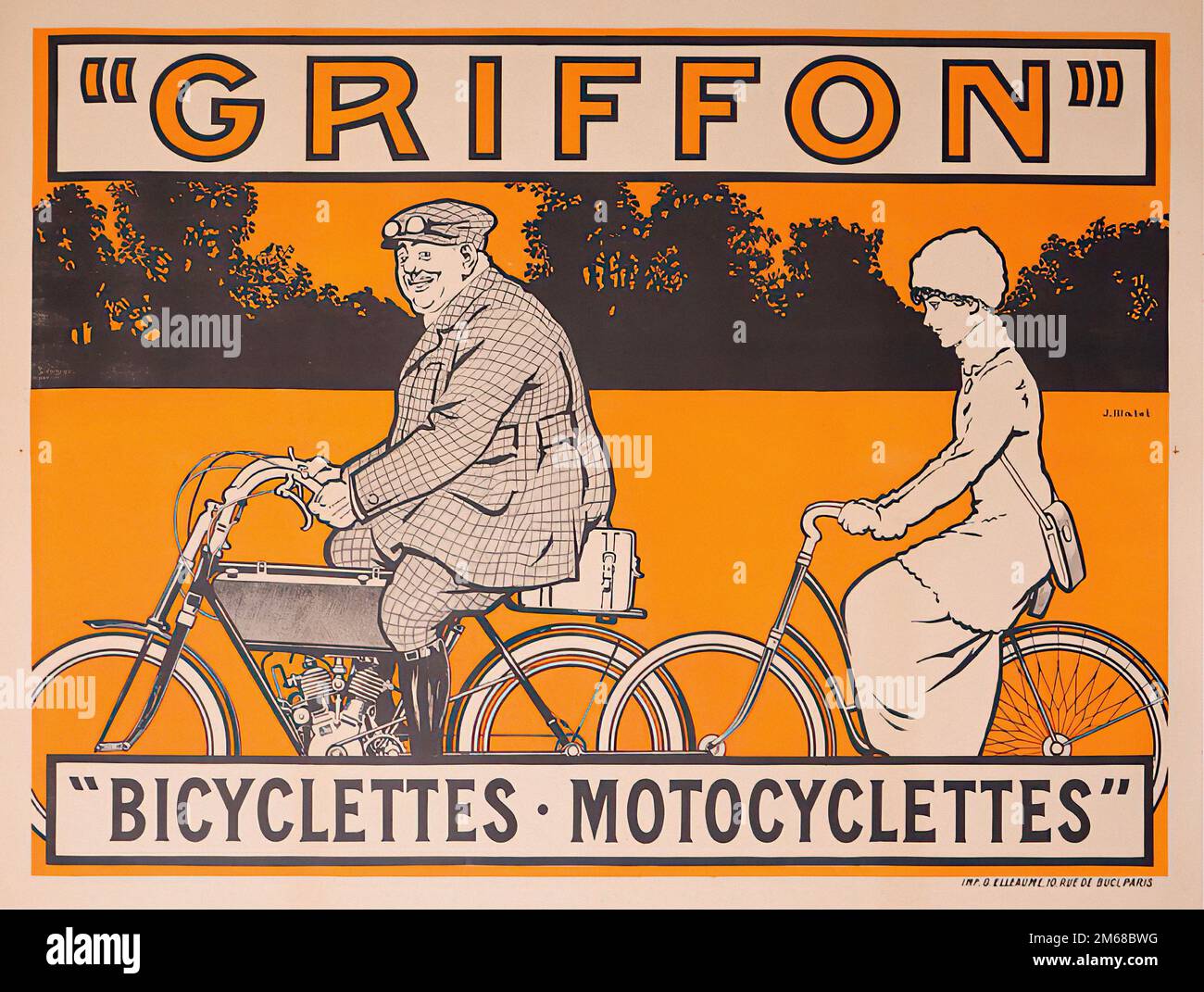 GRIFFON Bicyclettes - Motocyclettes - Vintage Motorcycle Advertising ...