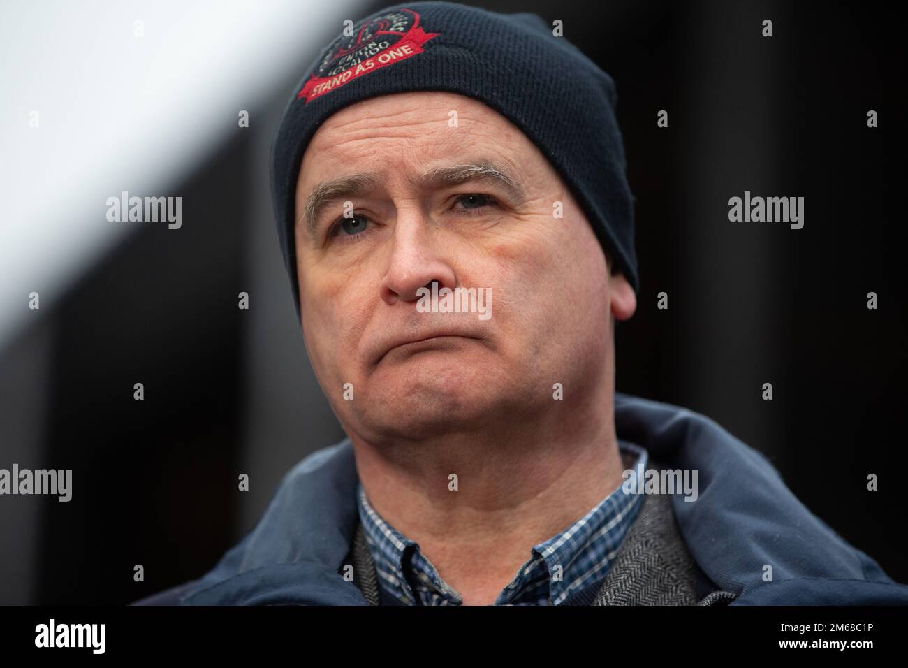 London, England, UK. 3rd Jan, 2023. The National Union of Rail ...