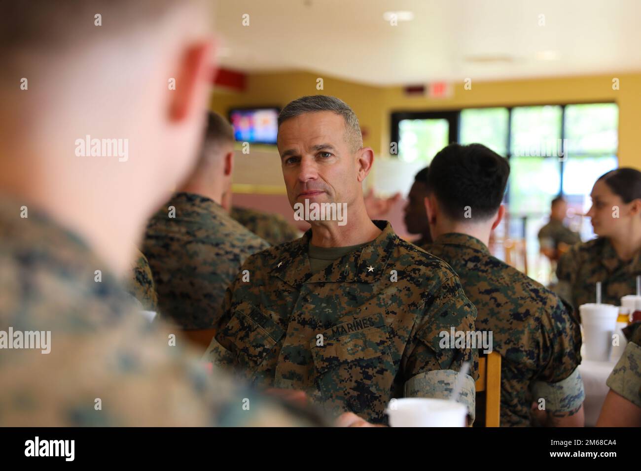 U.S. Marine Corps Brig. Gen. Andrew Niebel, commanding general, Marine ...