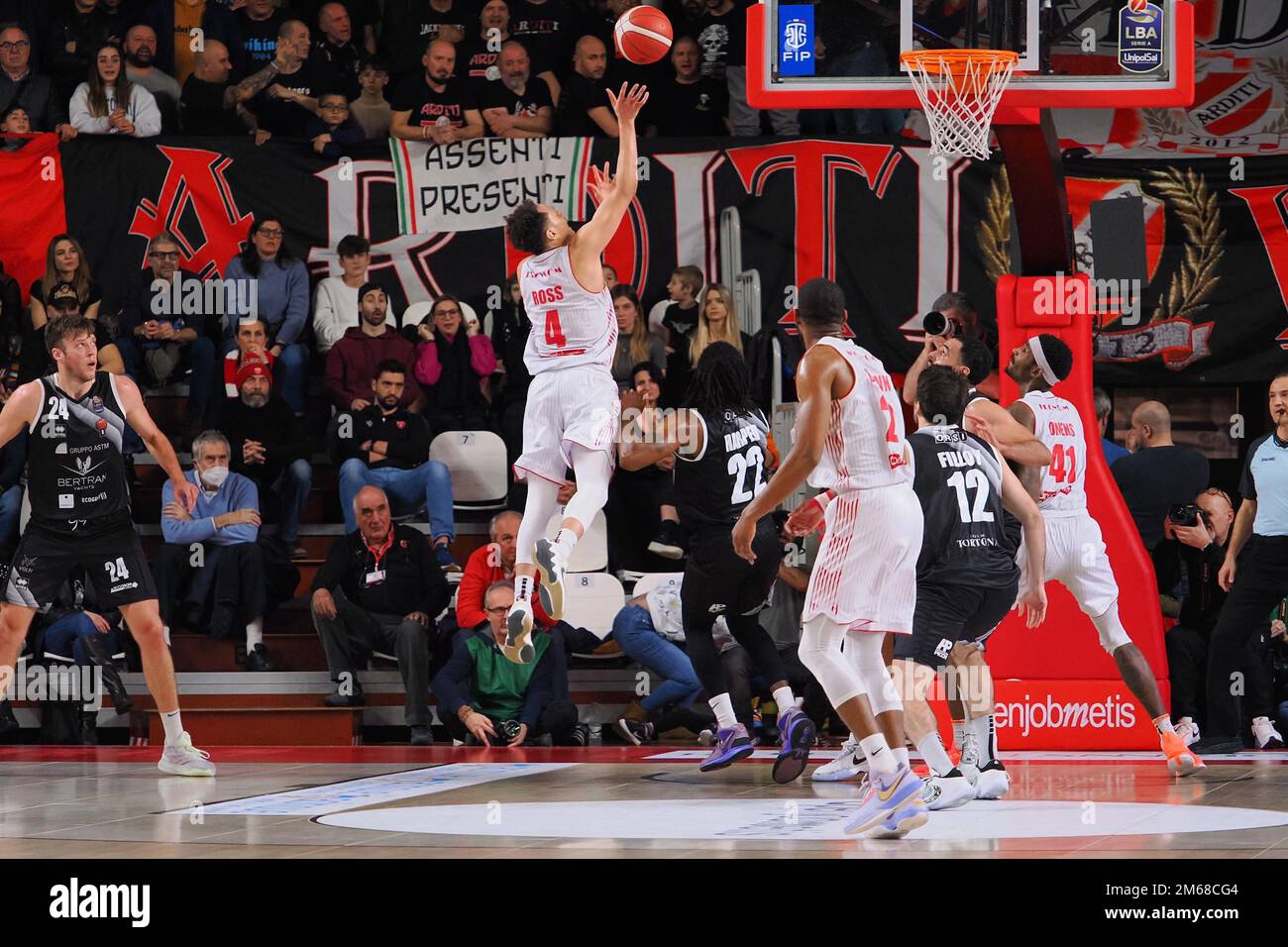 Enerxenia Arena, Varese, Italy, January 02, 2023, Colbey Ross ...