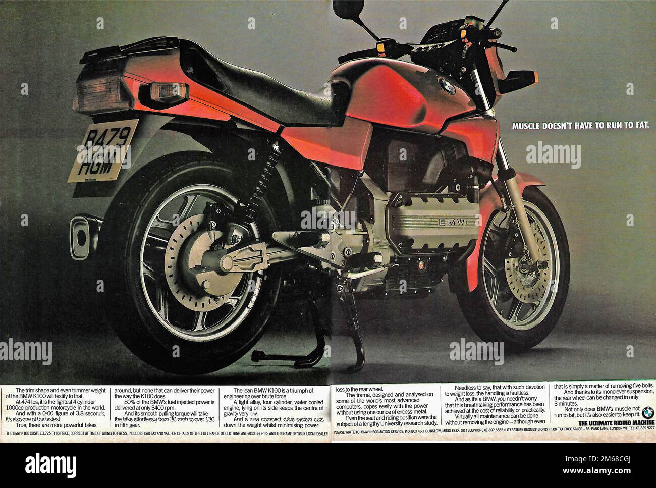 Muscle doesn't have to run to fat - Vintage Motorcycle Advertising ...