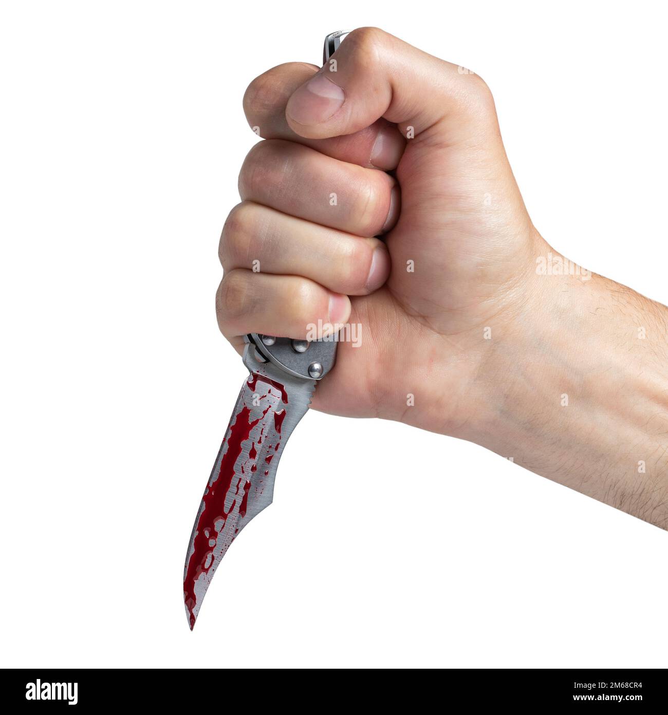 Emo Girl With Bloody Knife