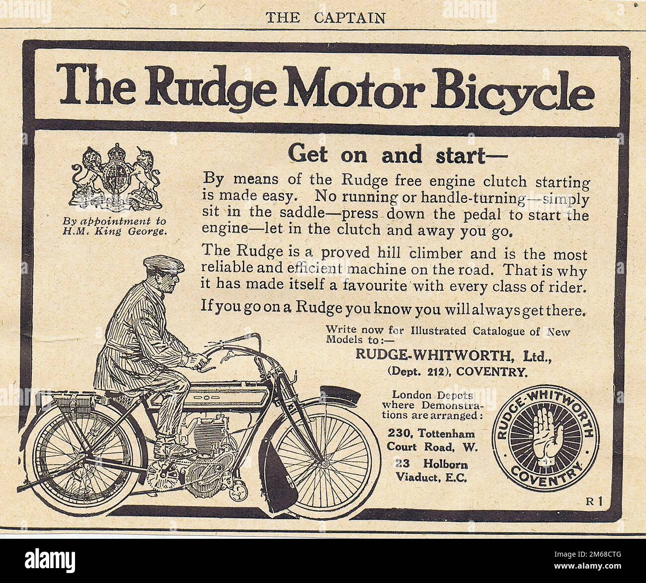Moto rudge vintage hi-res stock photography and images - Alamy