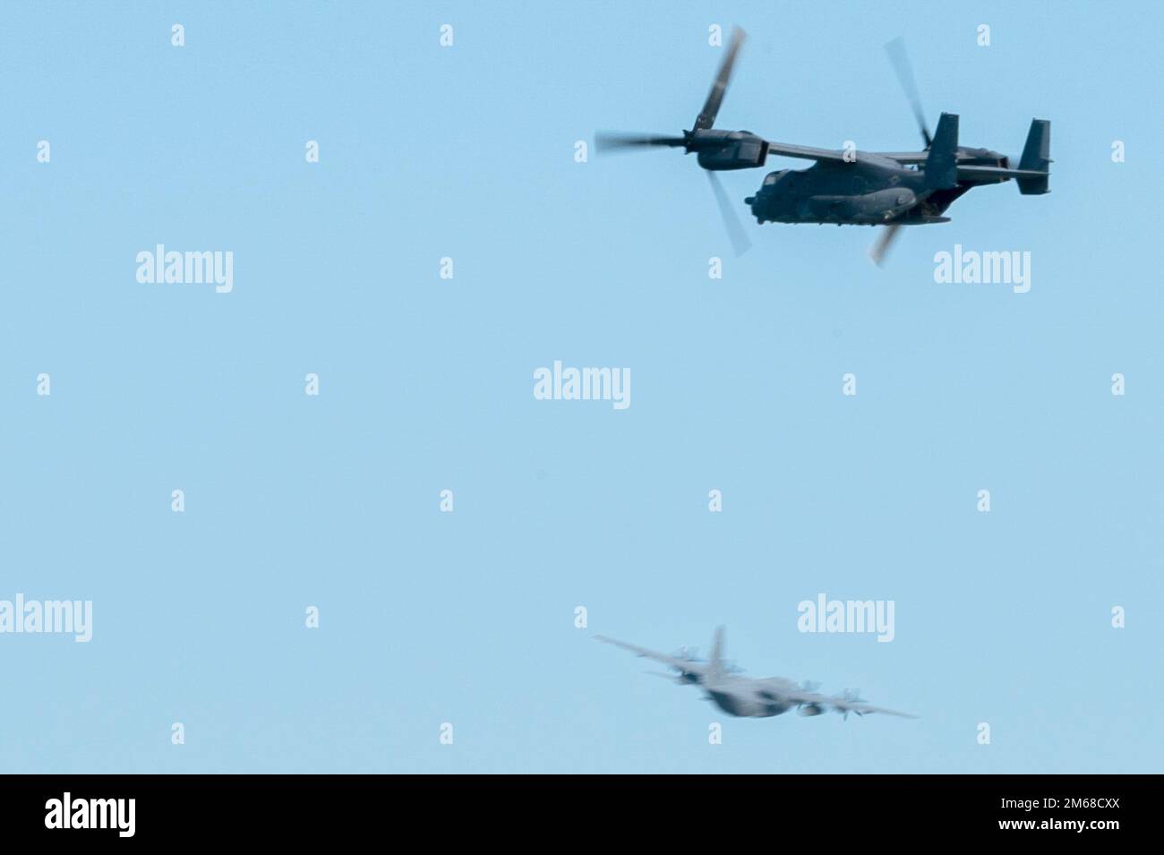 An 8th Special Operations Squadron CV-22 Osprey, assigned to Hurlburt ...