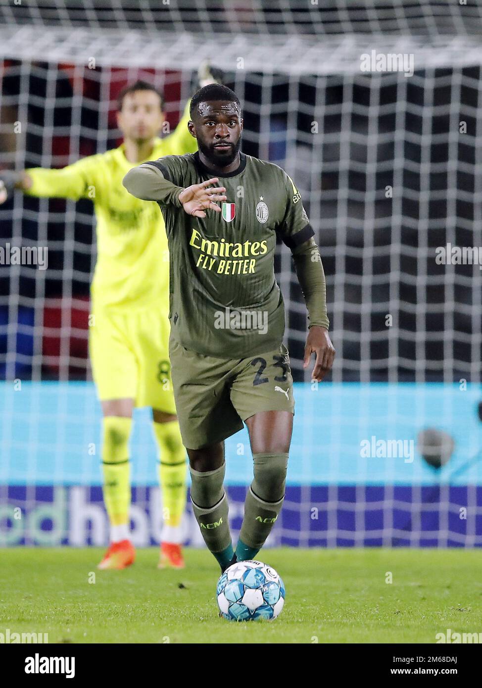 EINDHOVEN - Fikayo Tomori of AC Milan during the friendly match between ...