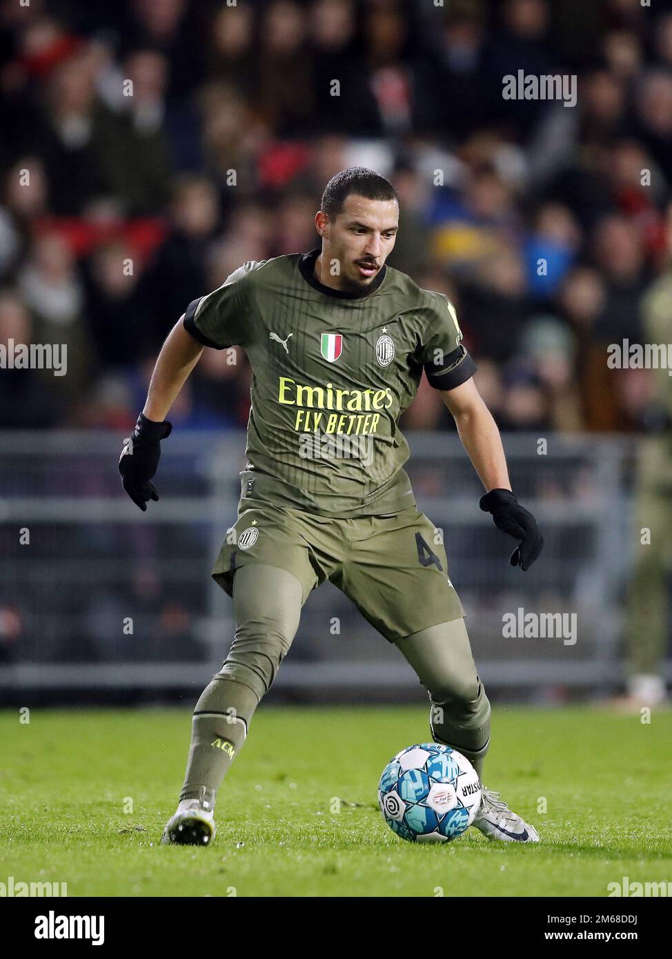 EINDHOVEN - Ismael Bannacer of AC Milan during the friendly match ...