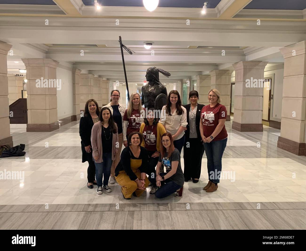 Tinker Spouses Club visits the Oklahoma State Capitol for an ...