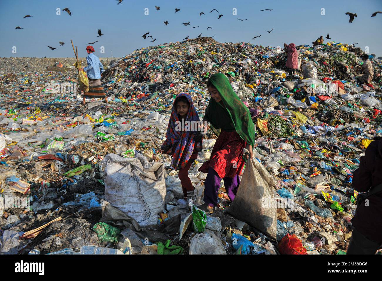 Non Exclusive: 03 January 2023 In Sylhet-Bangladesh: Two girl children ...