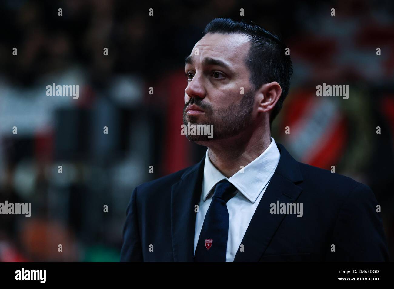 Varese, Italy. 02nd Jan, 2023. Matt Brase Head Coach of Pallacanestro ...