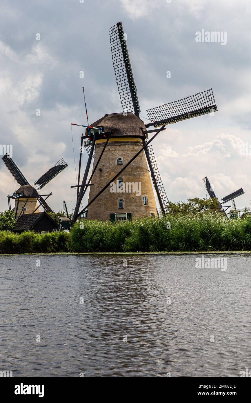 Group historic dutch windmills hi-res stock photography and images - Alamy