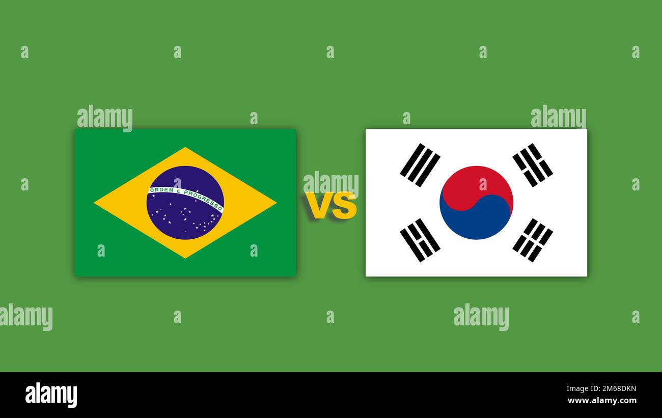Brazil vs korea hi-res stock photography and images - Alamy