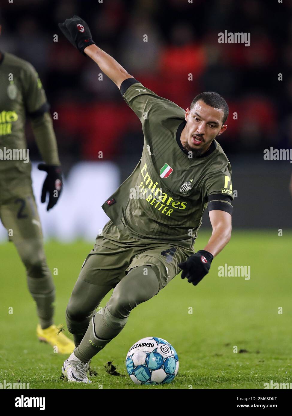 EINDHOVEN - Ismael Bennacer of AC Milan during the friendly match ...