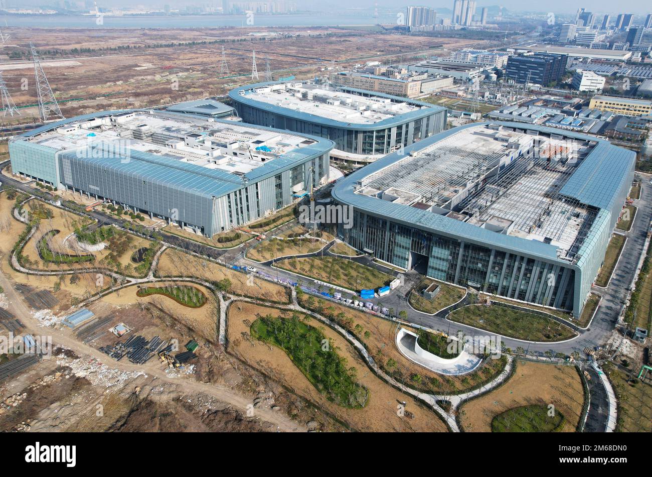 Chinese factory aerial view china hi-res stock photography and images ...