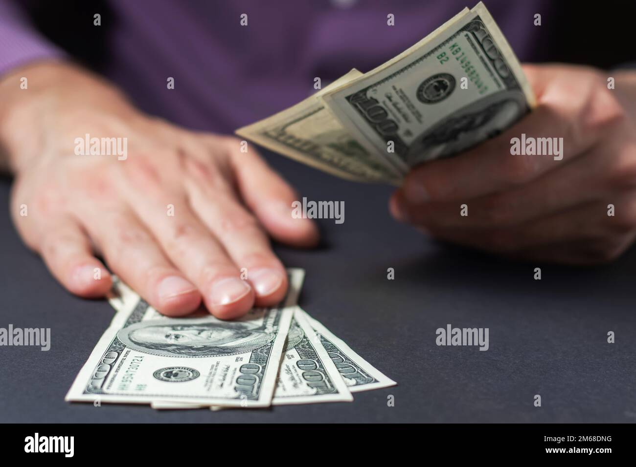 Man giving bribe to businessman. Corruption concept Stock Photo - Alamy