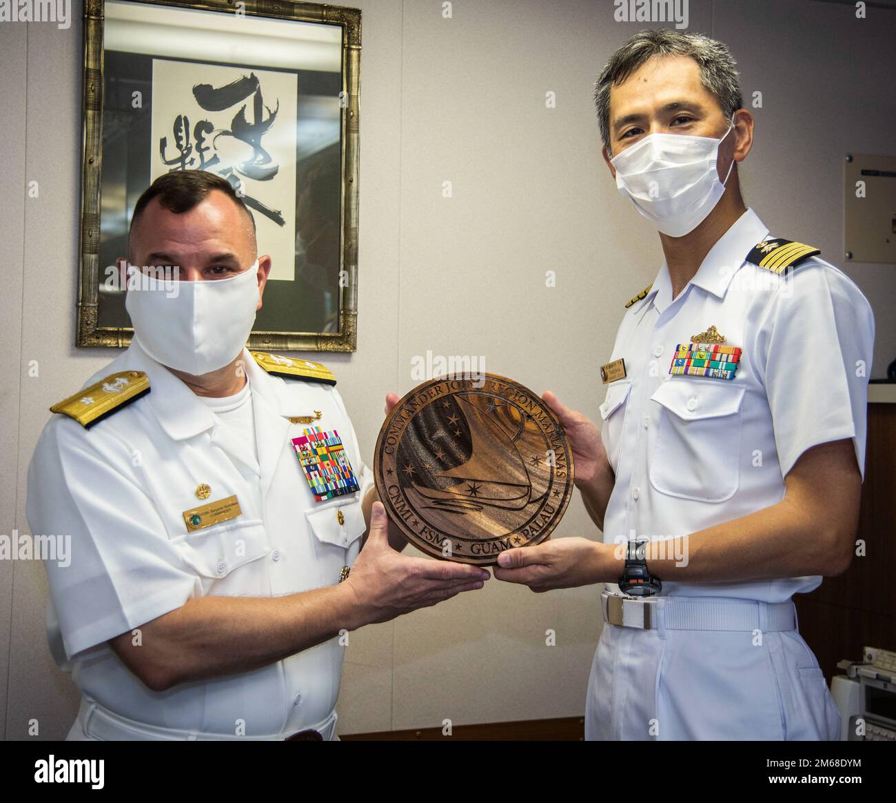 SANTA RITA, Guam (April 21, 2022) Rear Adm. Benjamin Nicholson ...