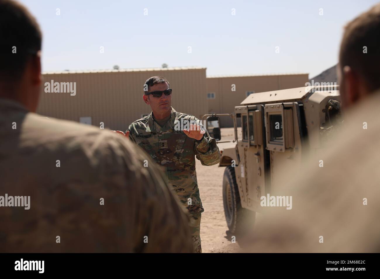 Maj. Gen. John B. Richardson, commanding general, 1st Cavalry Division ...