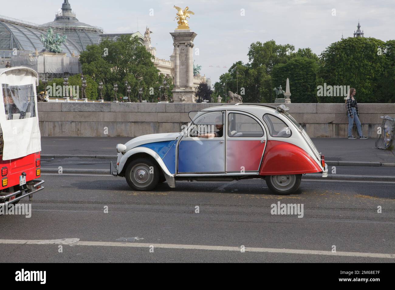 Visitors can take tours of the city of Paris in iconic Citreon 2CV cars ...