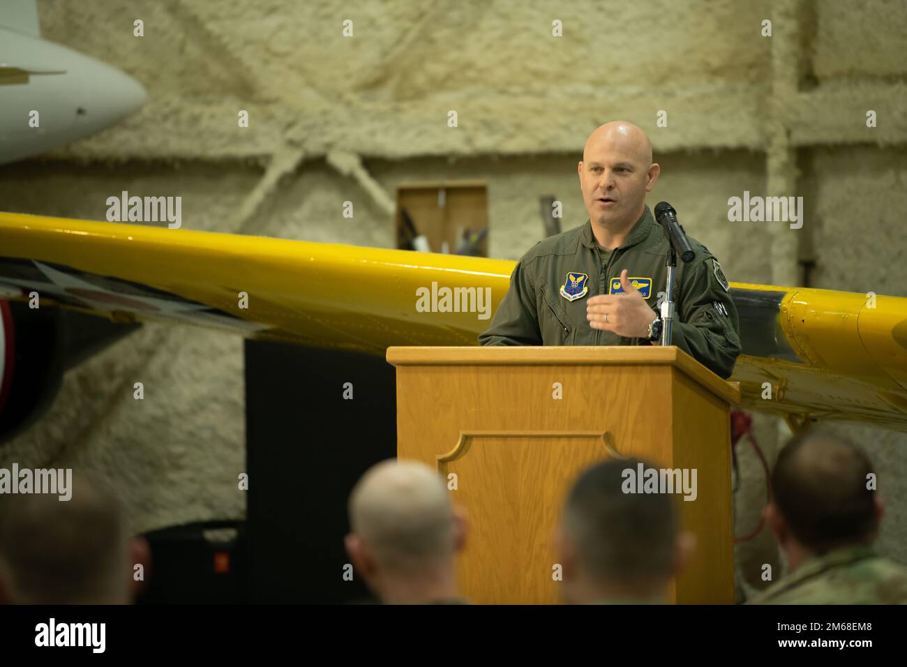 Col. Joseph Sheffield, 28th Bomb Wing commander, Dedicates a new Joint ...