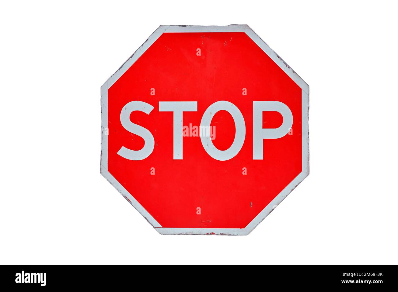 Stop sign at a closed construction site due to an epidemic of ...