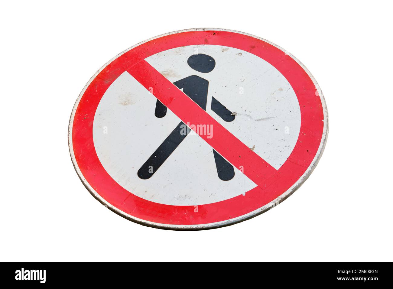 The passageway sign is closed to a building under construction ...