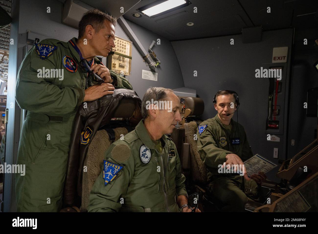 U.S. Air Force Master Sgt. Clay Wonders (right), KC-46 Employment ...