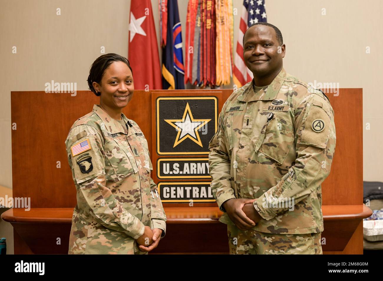 USARCENT food service team members, Sgt. Maj. Aletha Holliday, Chief ...