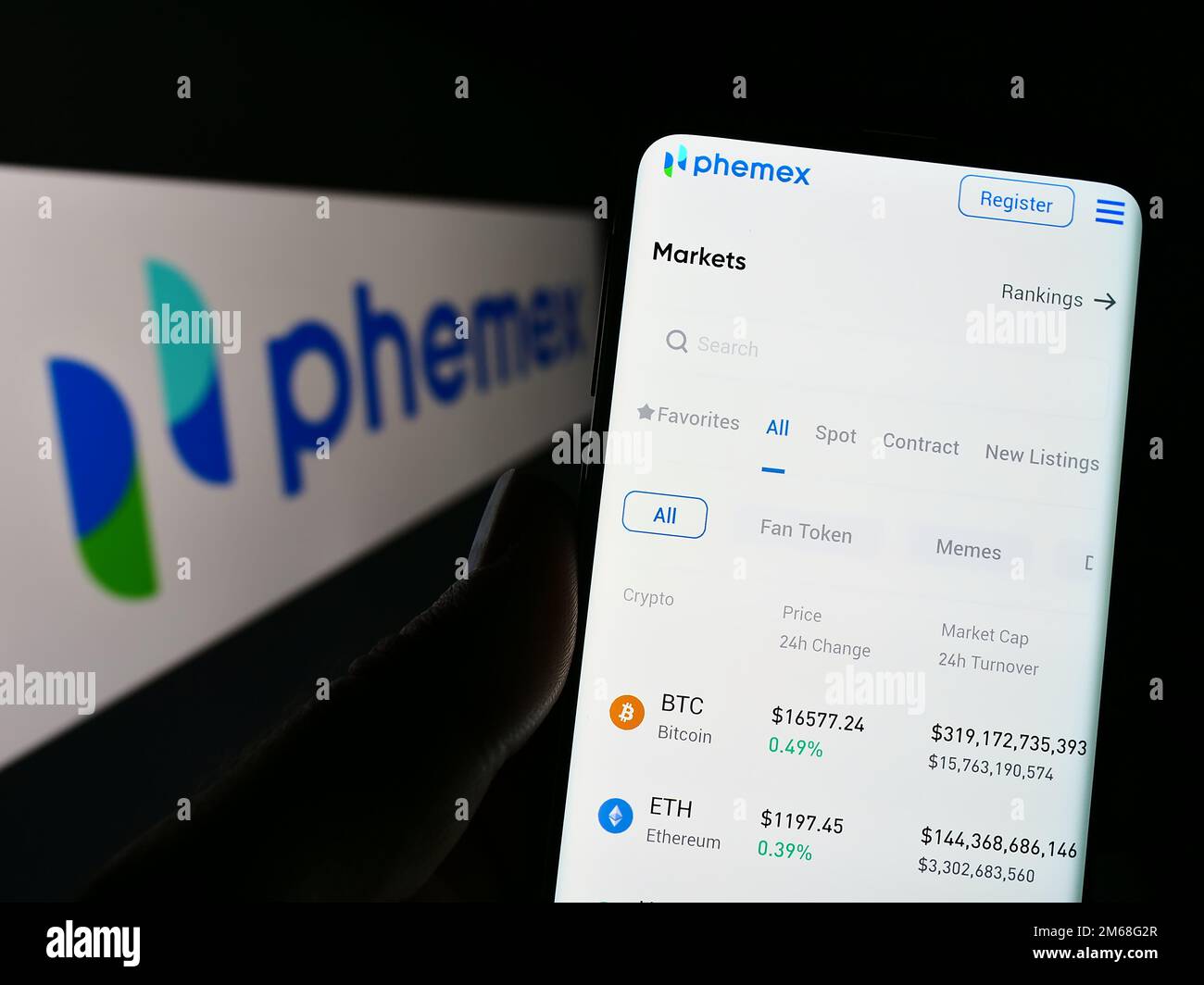 Phemex logo hi-res stock photography and images - Alamy