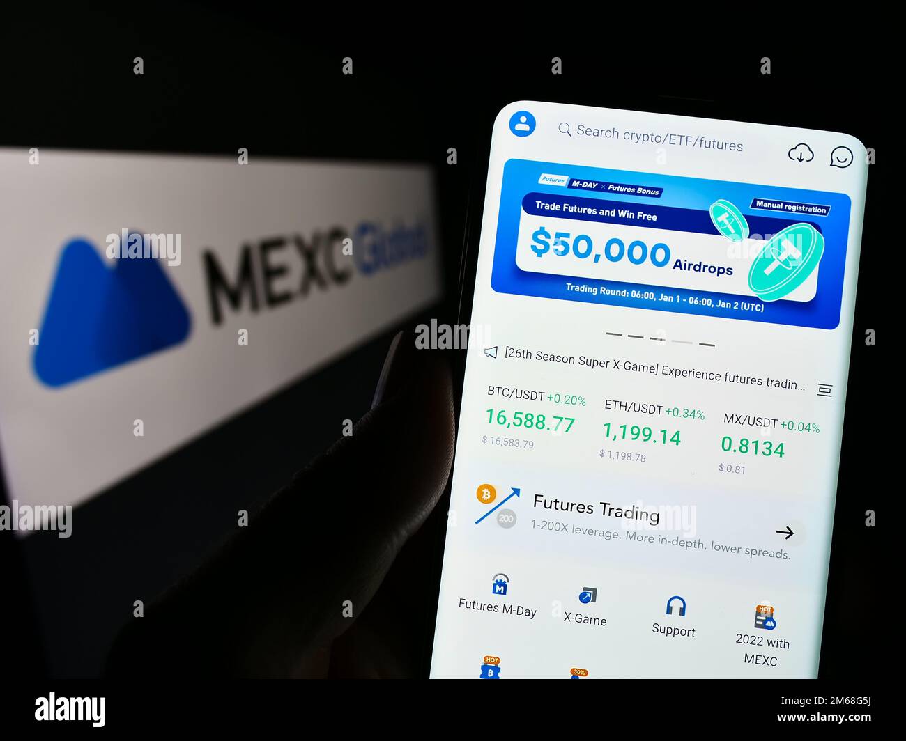 Mexc logo hi-res stock photography and images - Alamy