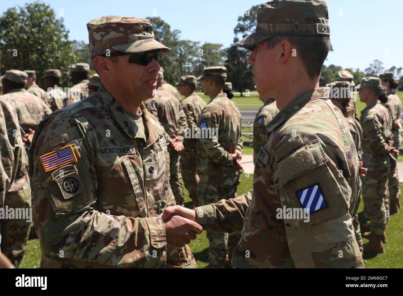 Lt. Col. Brian Montgomery, the commander of the 3rd Battalion, 15th ...