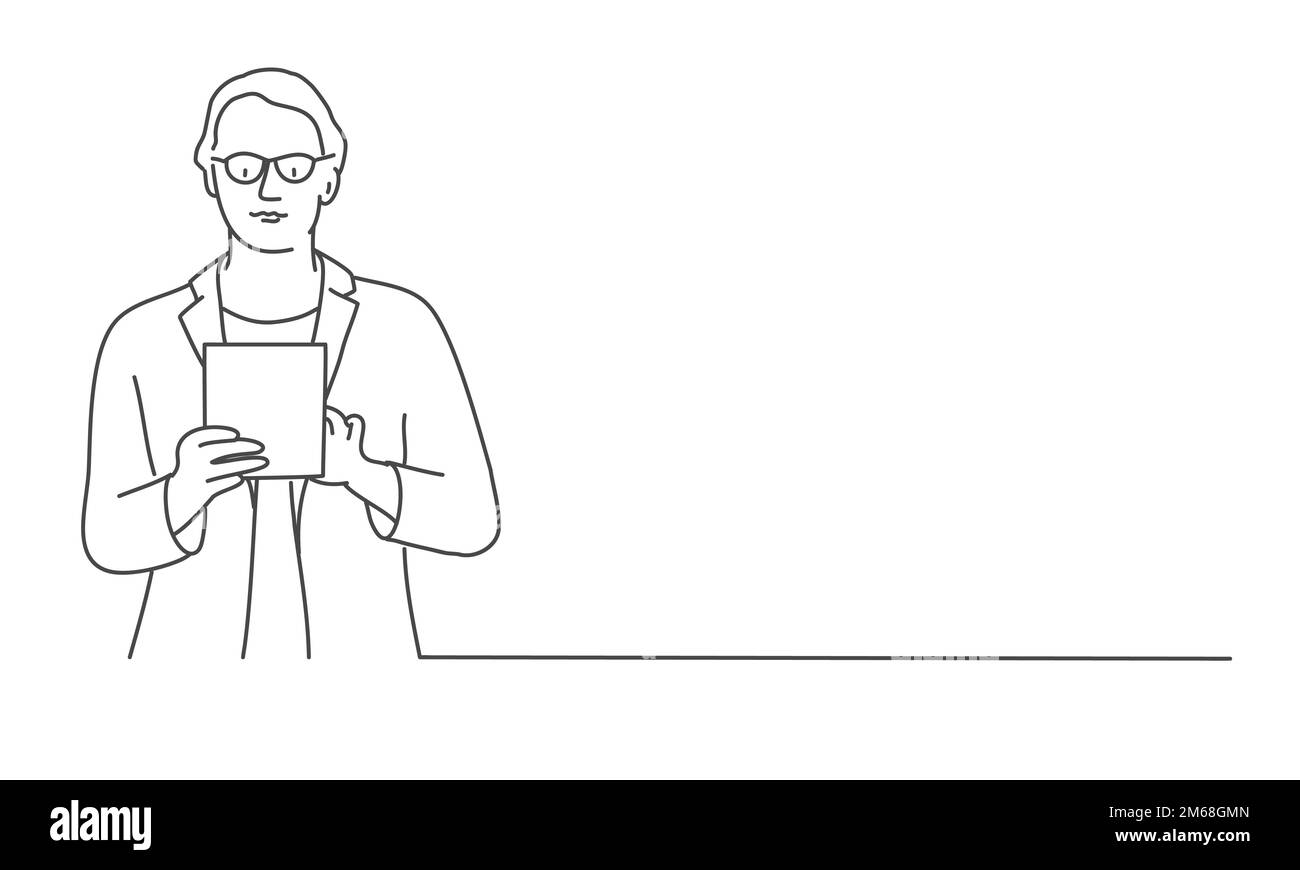 Man typing cartoon Black and White Stock Photos & Images - Alamy