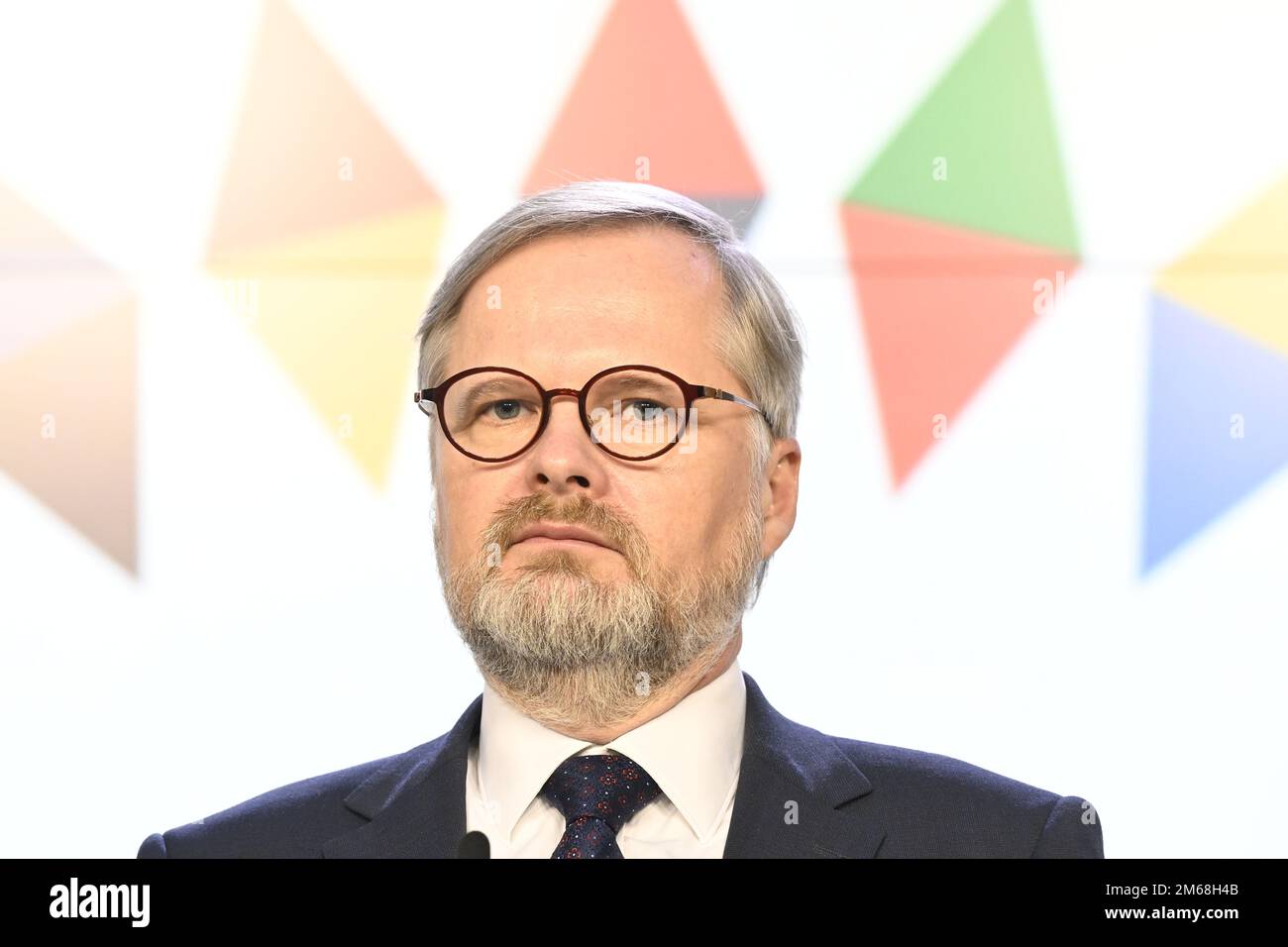 Prague, Czech Republic. 03rd Jan, 2023. Prime Minister Petr Fiala (ODS ...