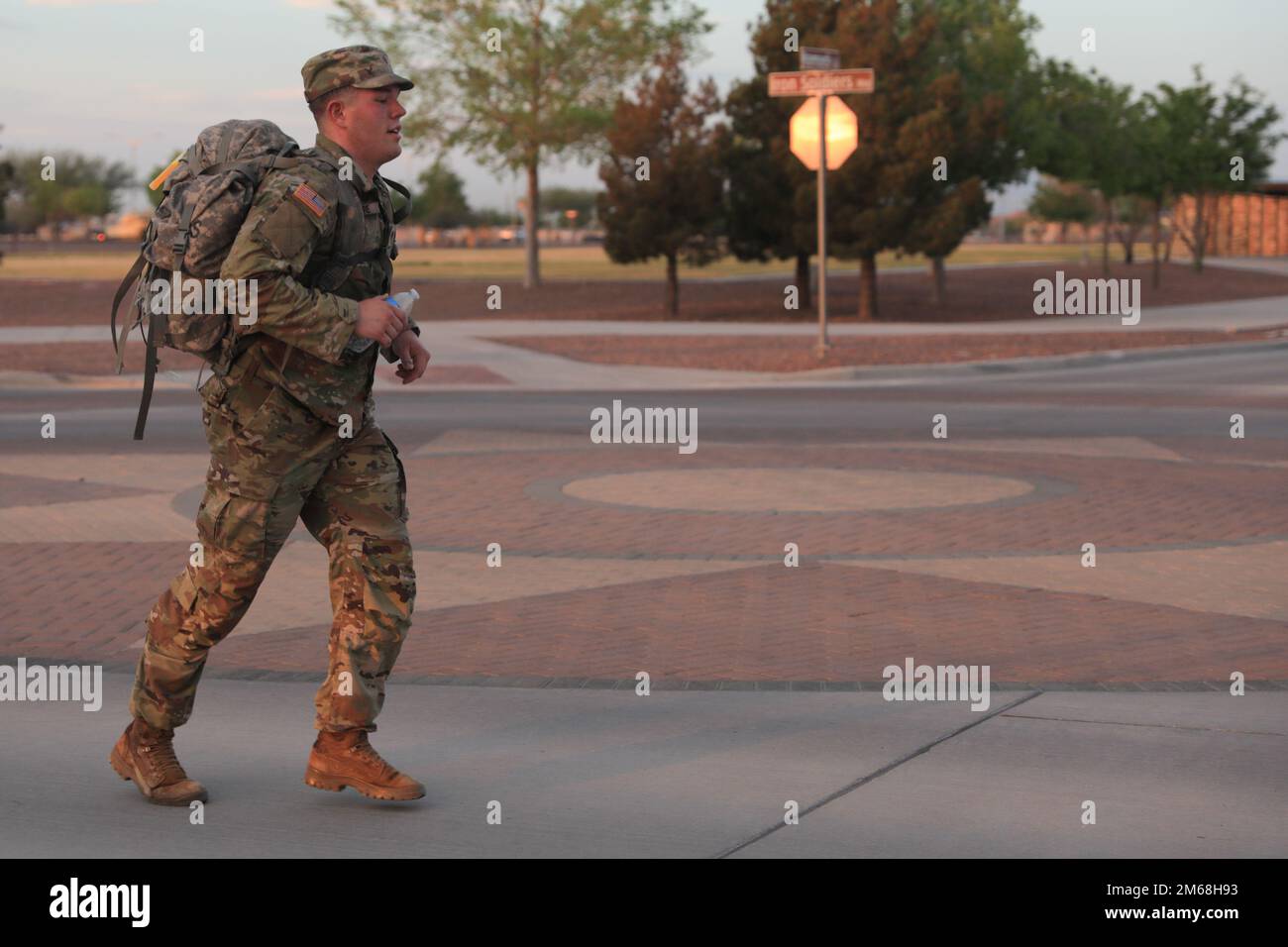 Spc. Johnny McQuire, a combat medic assigned to the 67th Armored ...