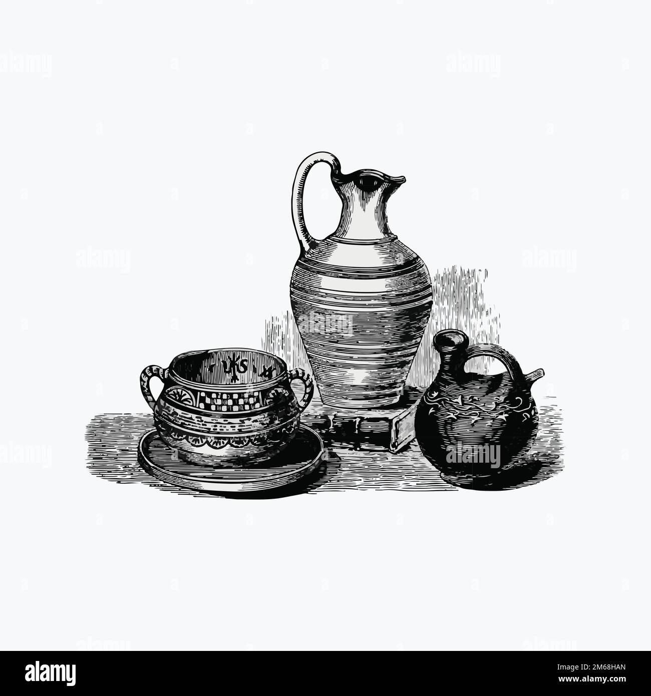 Roman pottery drawing hi-res stock photography and images - Alamy